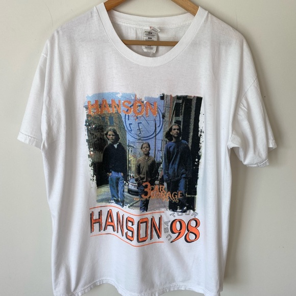 Fruit of the Loom | Shirts | Vintage 998 Hanson Usa Tour Graphic Band ...